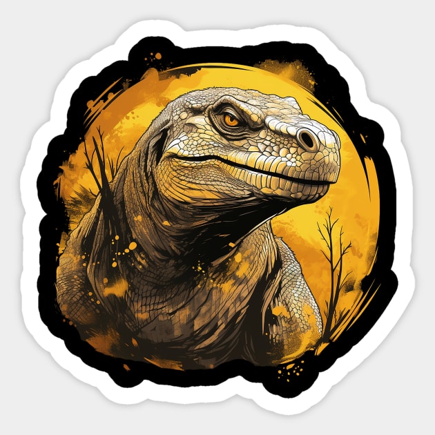 Komodo Dragon Komodo Dragon Sticker Teepublic
